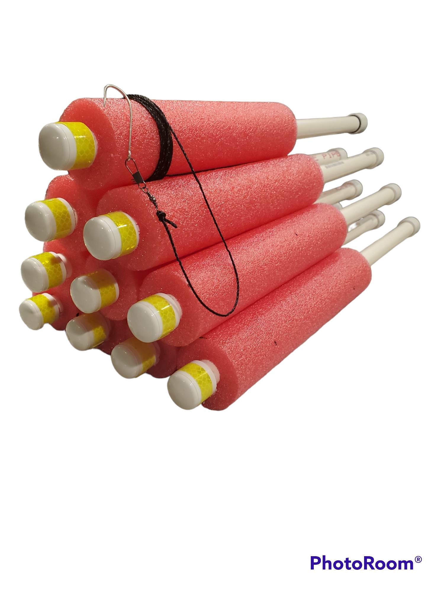 Cajun Catfish Jugline Fishing Noodle Jugs, Weighted, Lot of 10, 20in ...