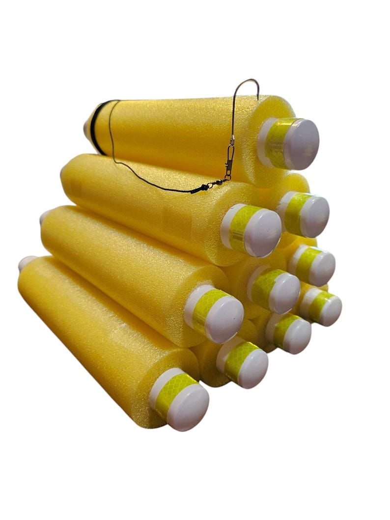 Catfish Noodle Jug Line Set of 10 – 7ft 120lb Braided Line, USA Made - Etsy