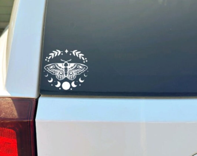 Holographic Moon Phase Decal, Moon Car Decal, Astrology Decal, Witchy ...