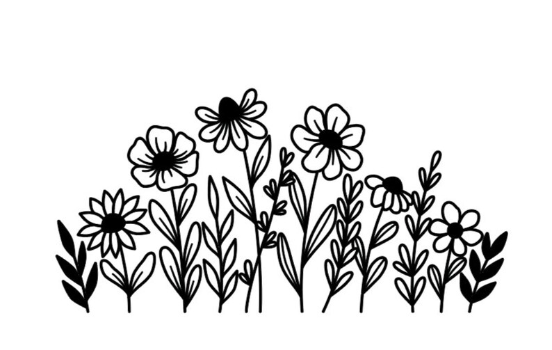 Daisy Wildflower Decal, Boho Car Decal, Flower Car Decal, Plant Lover ...