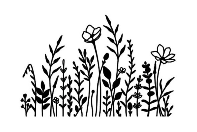 Wildflower Decal Boho Car Decal Flower Car Decal Plant - Etsy