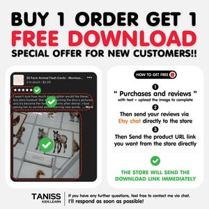 20 Farm Animal Flash Cards – Montessori-inspired 3-part Printable ...