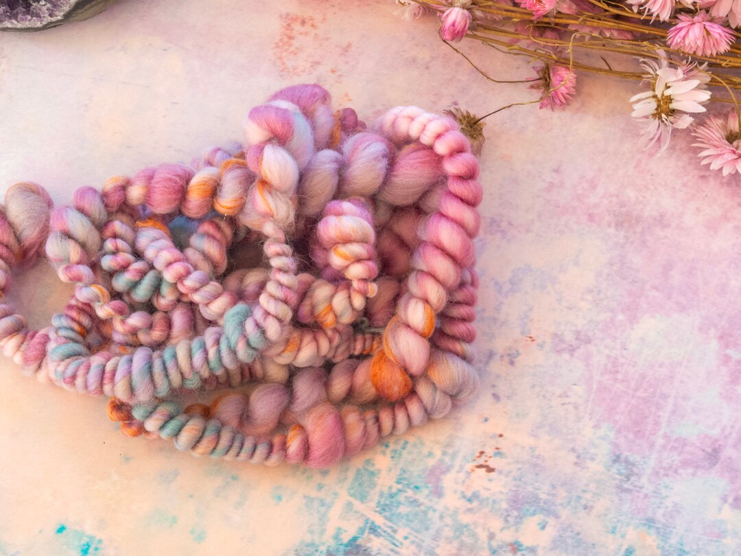 Handcrafted Coiled Art Yarn With Beehive Texture Perfect for Weaving ...