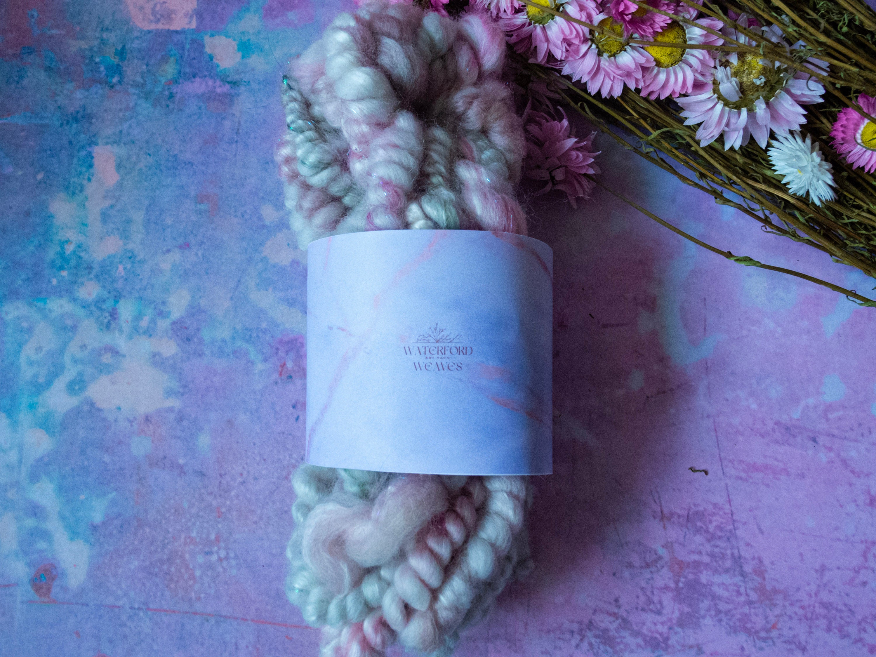 Handcrafted Coiled Art Yarn With Beehive Texture Perfect for Weaving ...