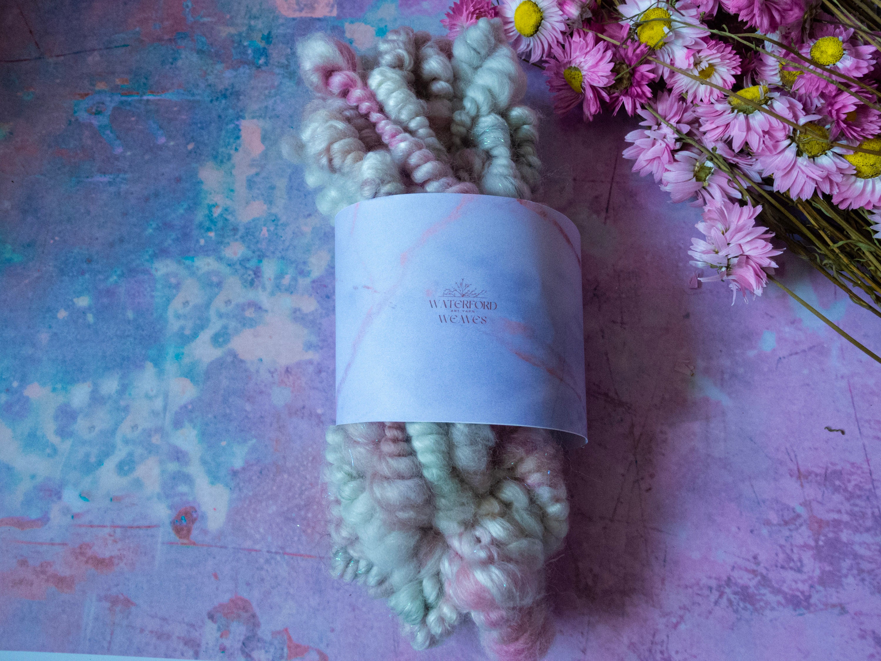 Handcrafted Coiled Art Yarn With Beehive Texture Perfect for Weaving ...