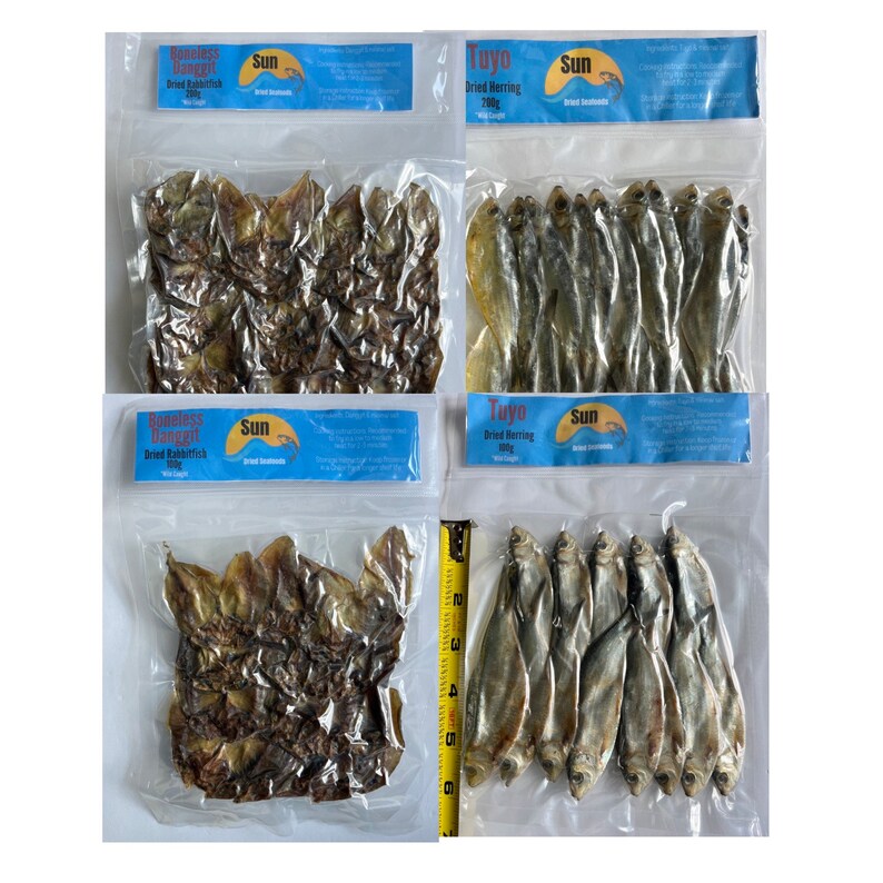 Tuyo/dried Herring and Boneless Danggit/dried Boneless Rabbitfish ...