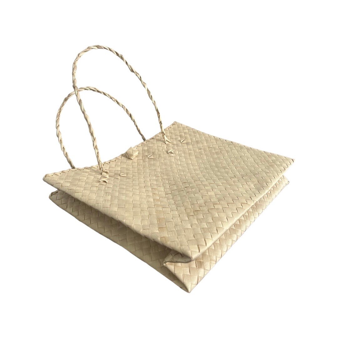 Eco-friendly, Handwoven, Natural Buri Tote Bag, Banig Bag, Made in the ...
