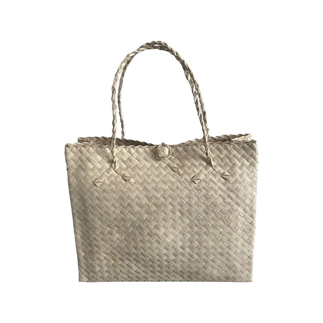 Eco-friendly, Handwoven, Natural Buri Tote Bag, Banig Bag, Made in the ...