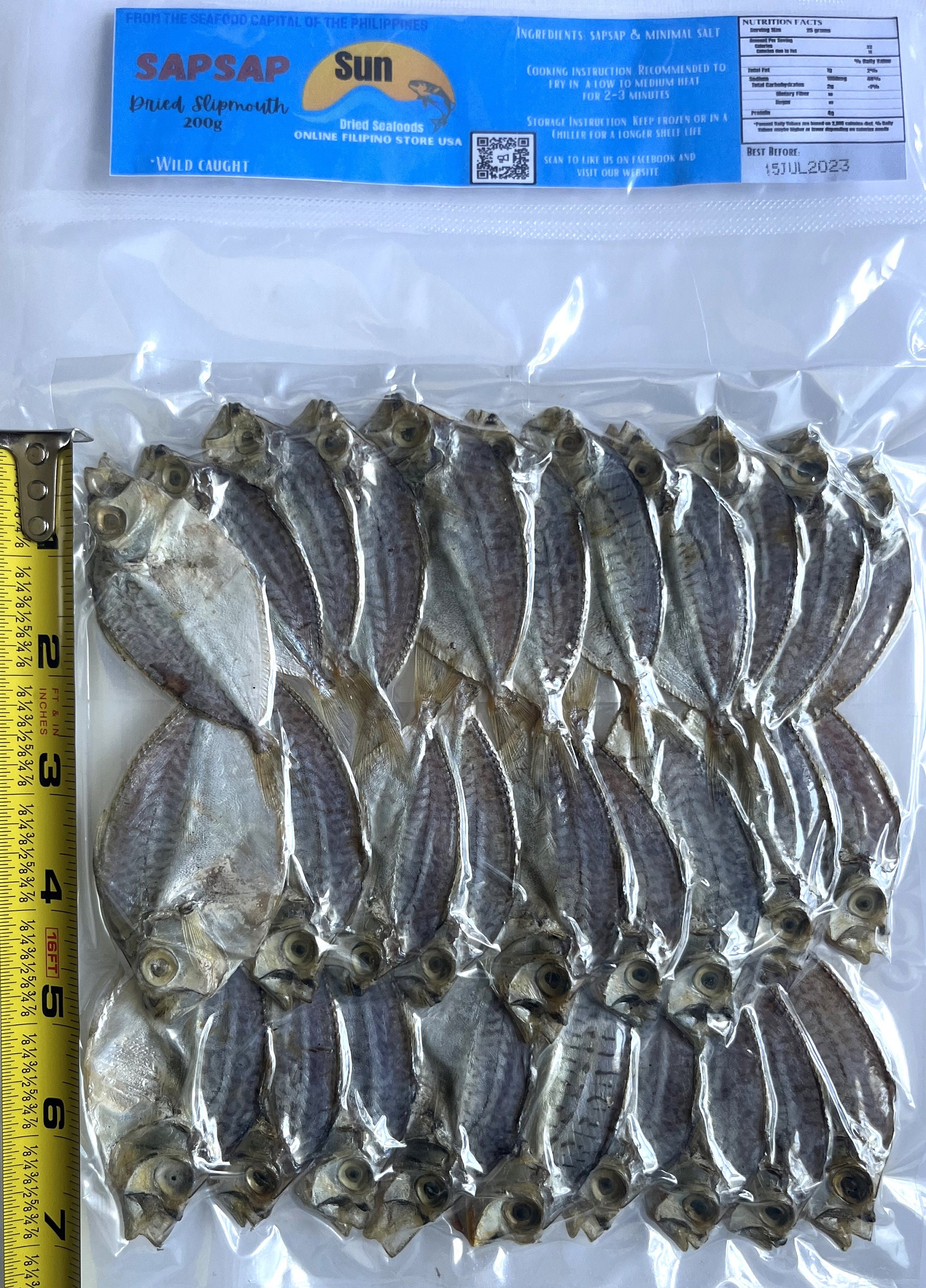 Sapsap/dried Slipmouth/100g/200g/wild Caught/chemical - Etsy