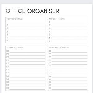 Office Task Organizer - Etsy