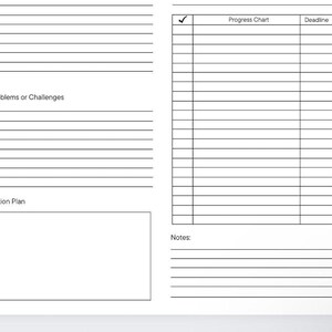 Project Breakdown Checklist/planner - Etsy