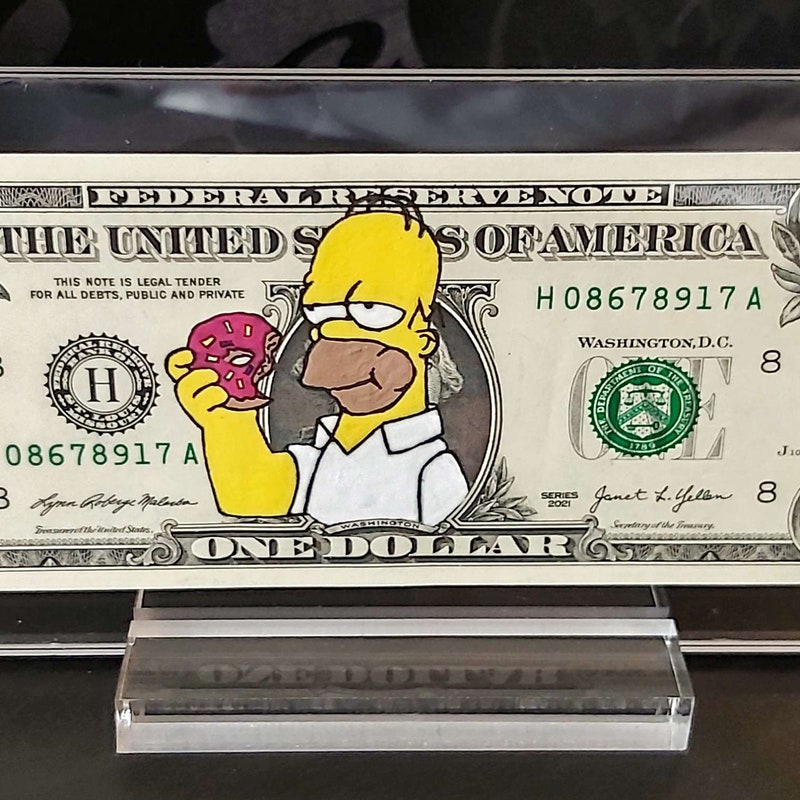 Simpsons Art - Etsy