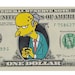 Mr. Burns - the Simpsons Dollar I Dollar Art I on a Real Dollar ...