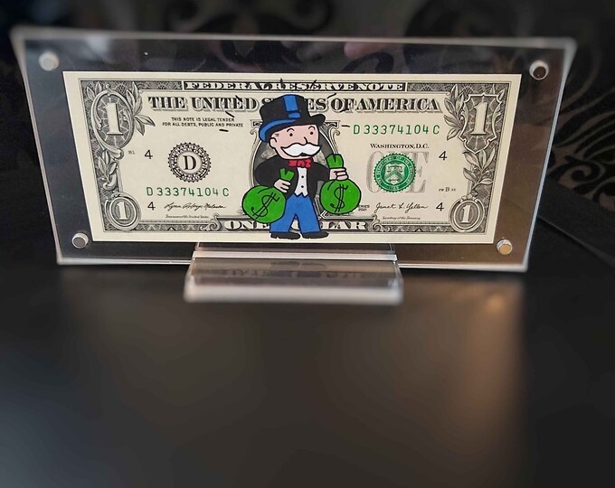 Evidence Bag of Aged Money Wall Art Motivational Fun Gift Wall Art 3D ...