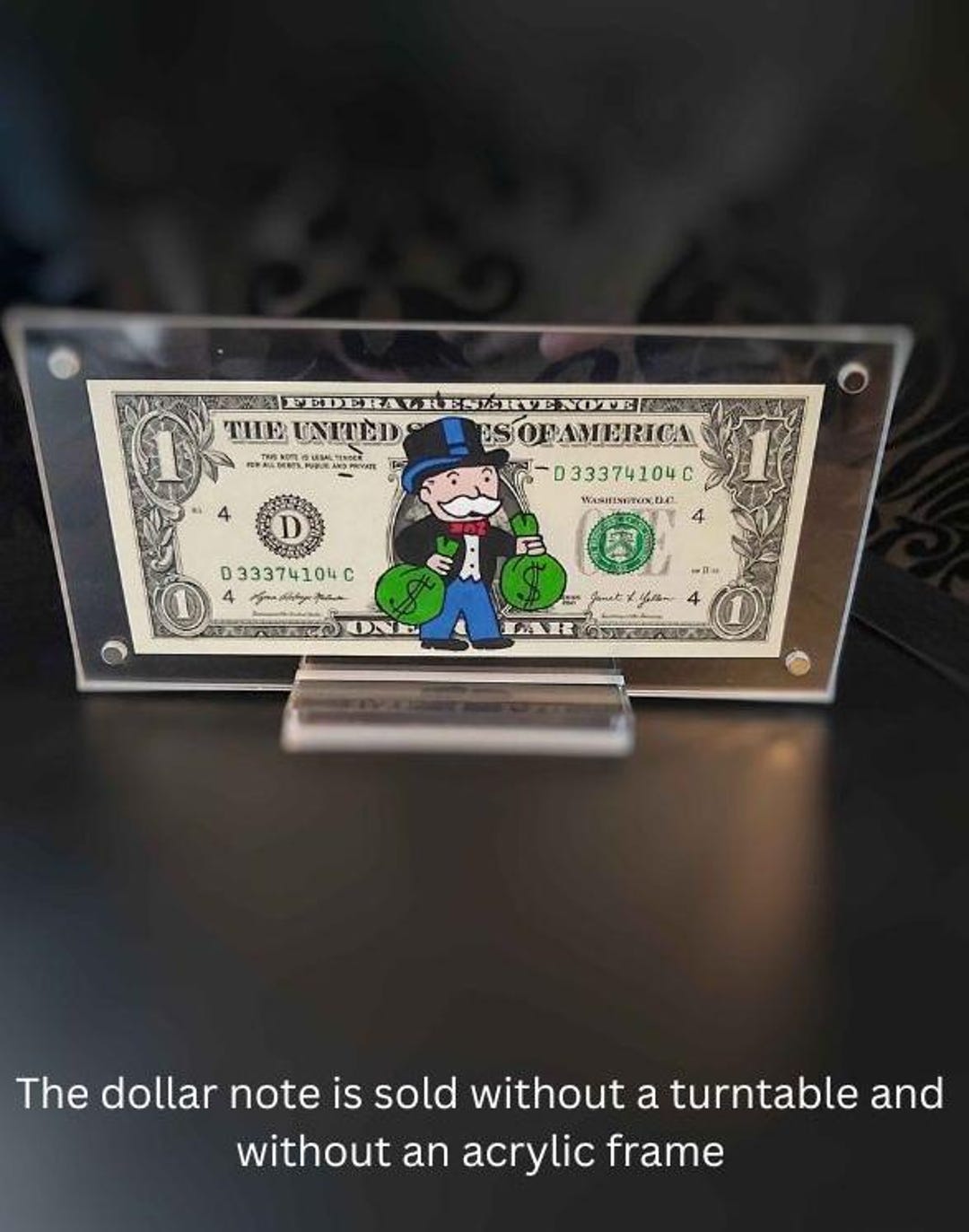 Monopoly Man - the Money Man Dollar Art | on a Real Dollar Bill ...