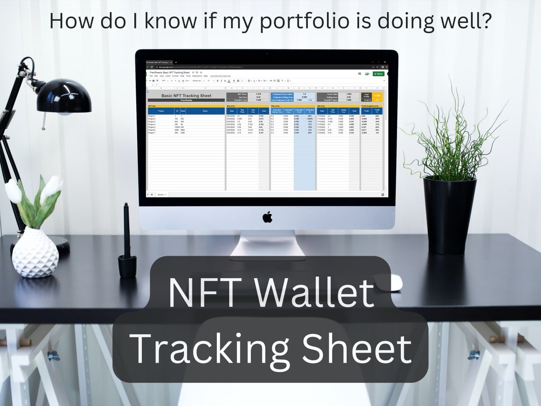 Basic NFT Tracking Sheet | ETH | @frensheets | Tracking Template ...