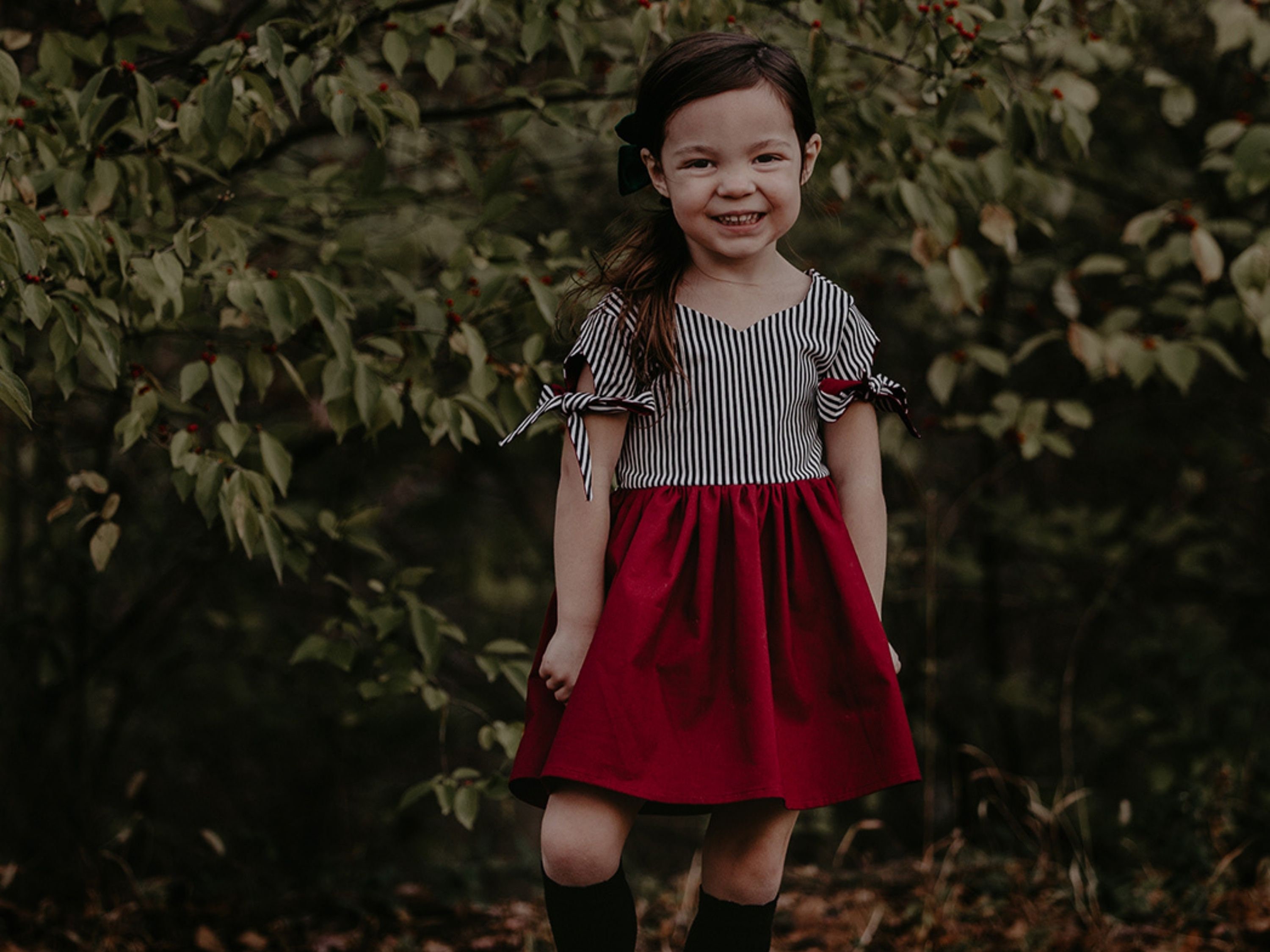 Bow Back Dress Sewing Pattern | Tulip Sleeves | PDF Digital Sewing ...