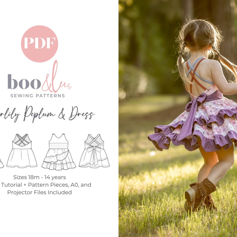 Twirly Dress Pattern - Etsy