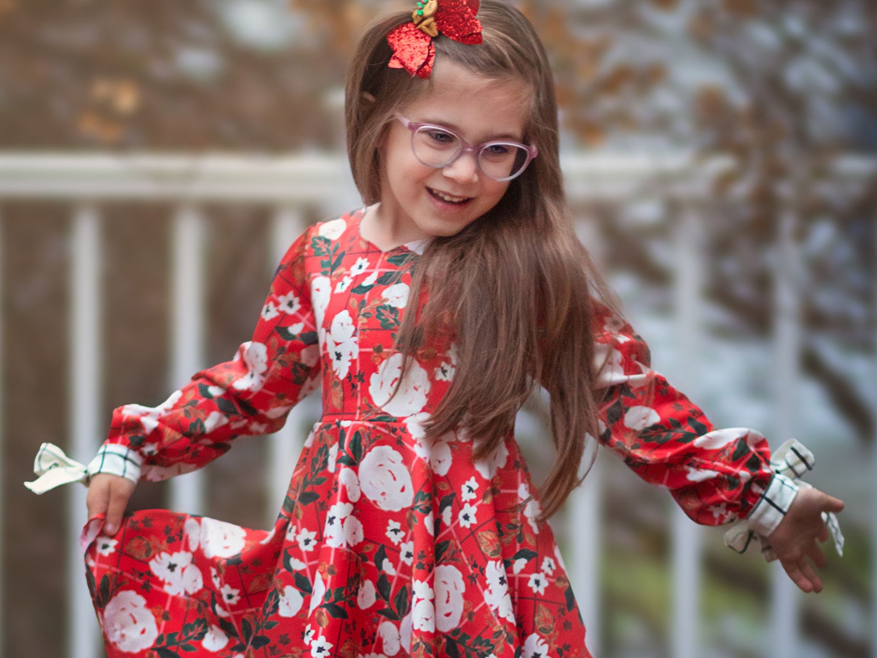 Bow Back Dress Sewing Pattern | Tulip Sleeves | PDF Digital Sewing ...