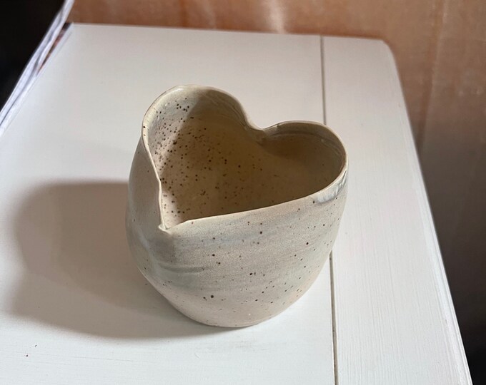 Cute Heart Shaped Pot, Handmade and One of a Kind - Etsy