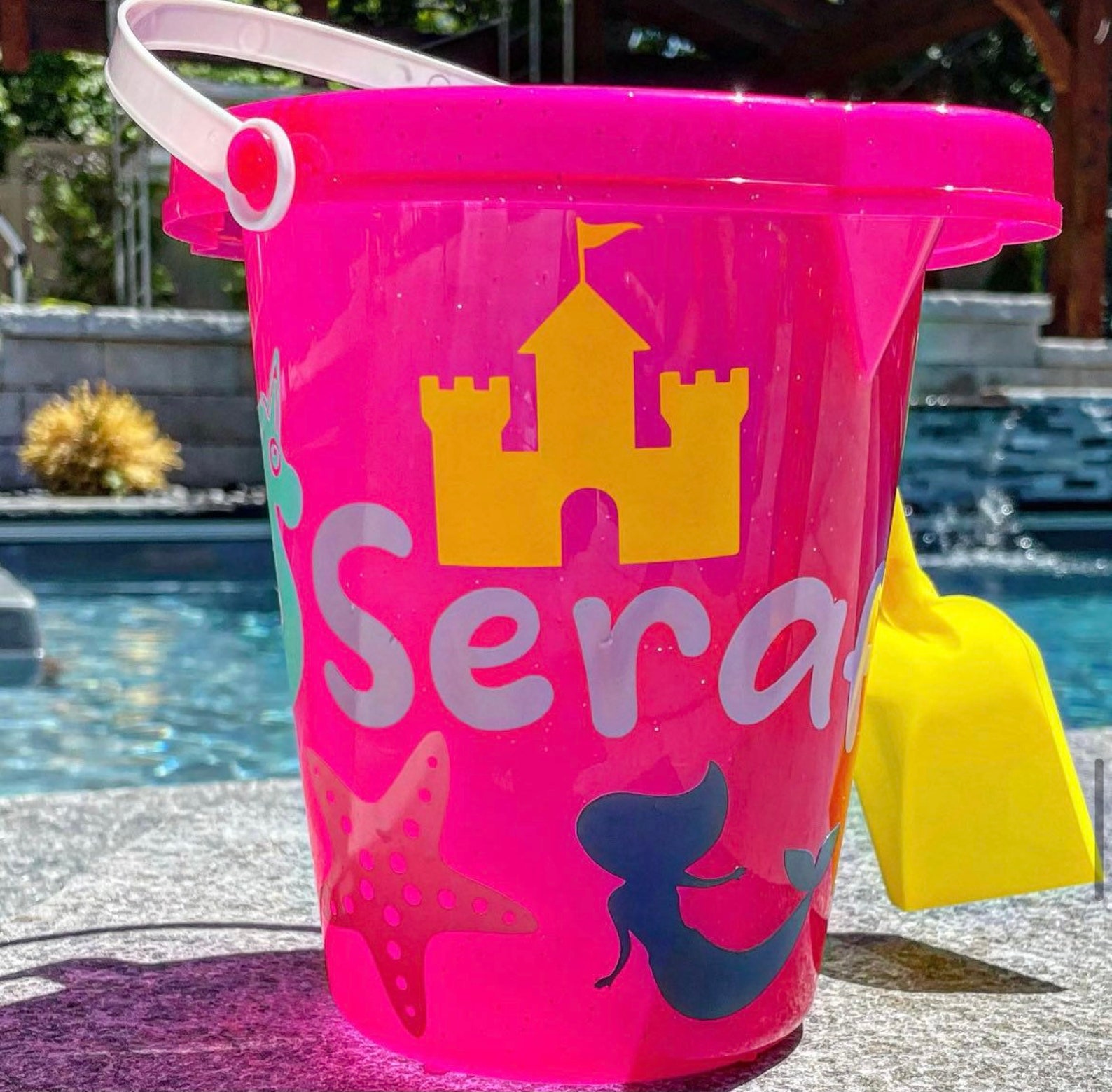Personalized Beach Pail and Shovel Set, Kids Party Favor - Etsy