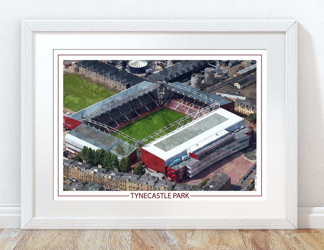 Tynecastle Park Poster, Heart of Midlothian FC, Tynecastle Park Print ...