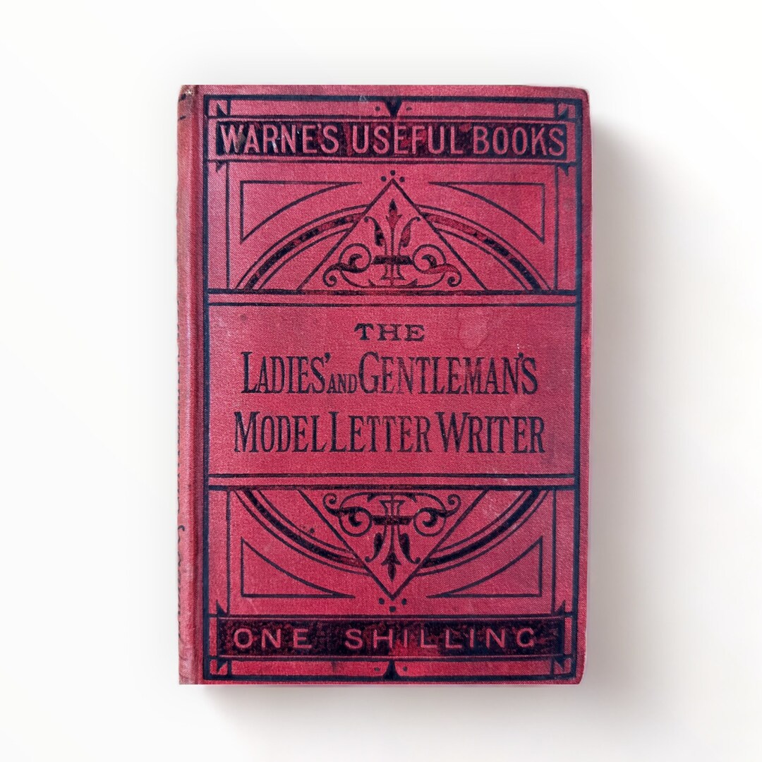 Warne’s Useful Books: 1870s Model Letter Writer Book|victorian Literary ...