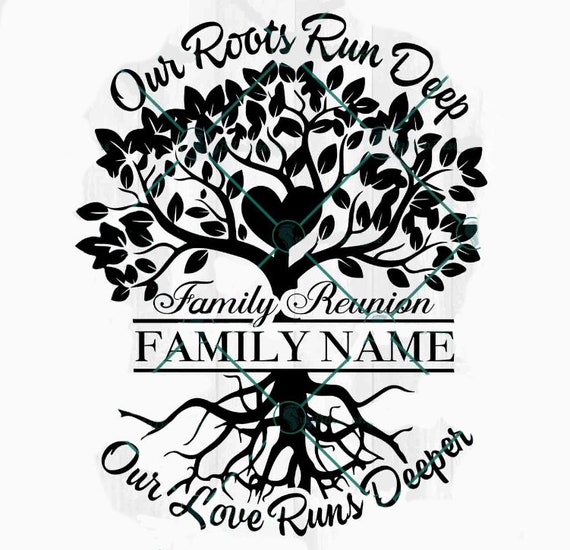 Our Roots Run Deep but Our Love Runs Deeper Svg Family - Etsy