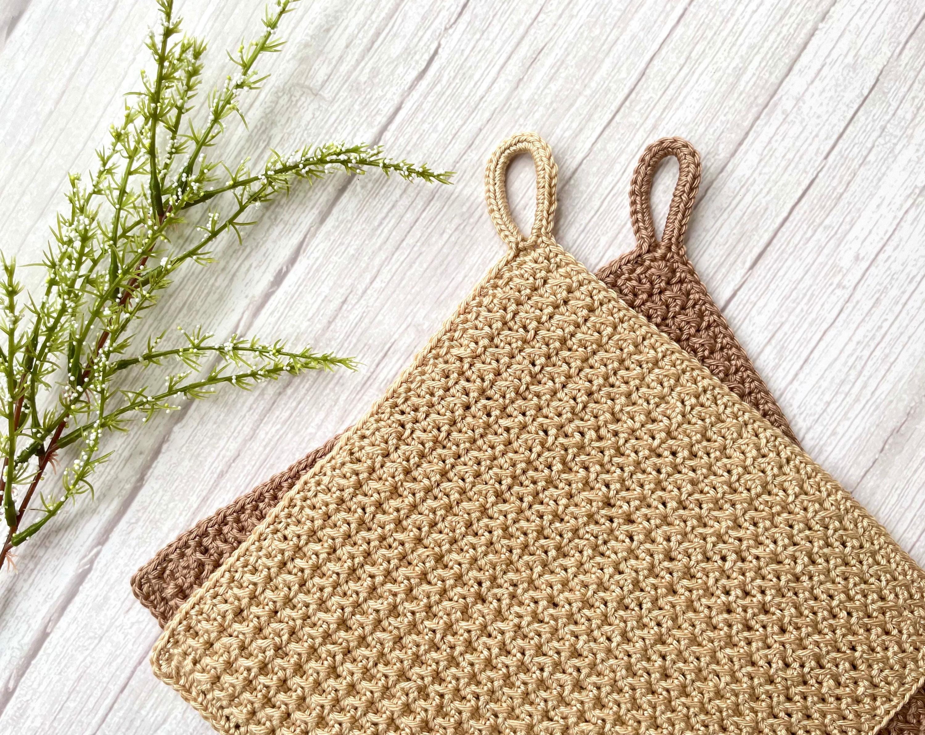 Crochet Potholder Pattern, Quick and Easy Crochet Pot Holder Pattern ...