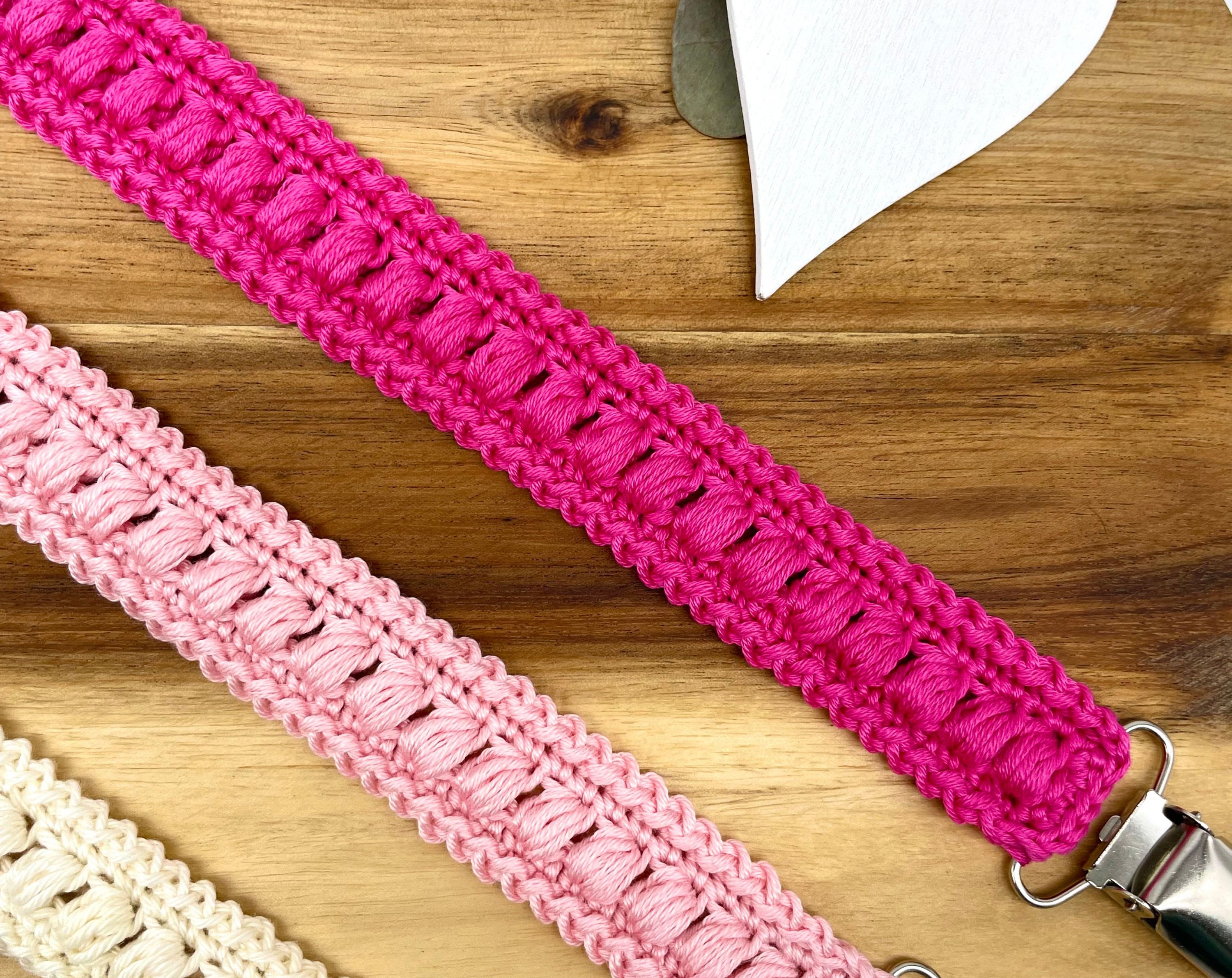 Crochet Pacifier Clip Pattern, Crochet Dummy Holder Pattern, Crochet ...