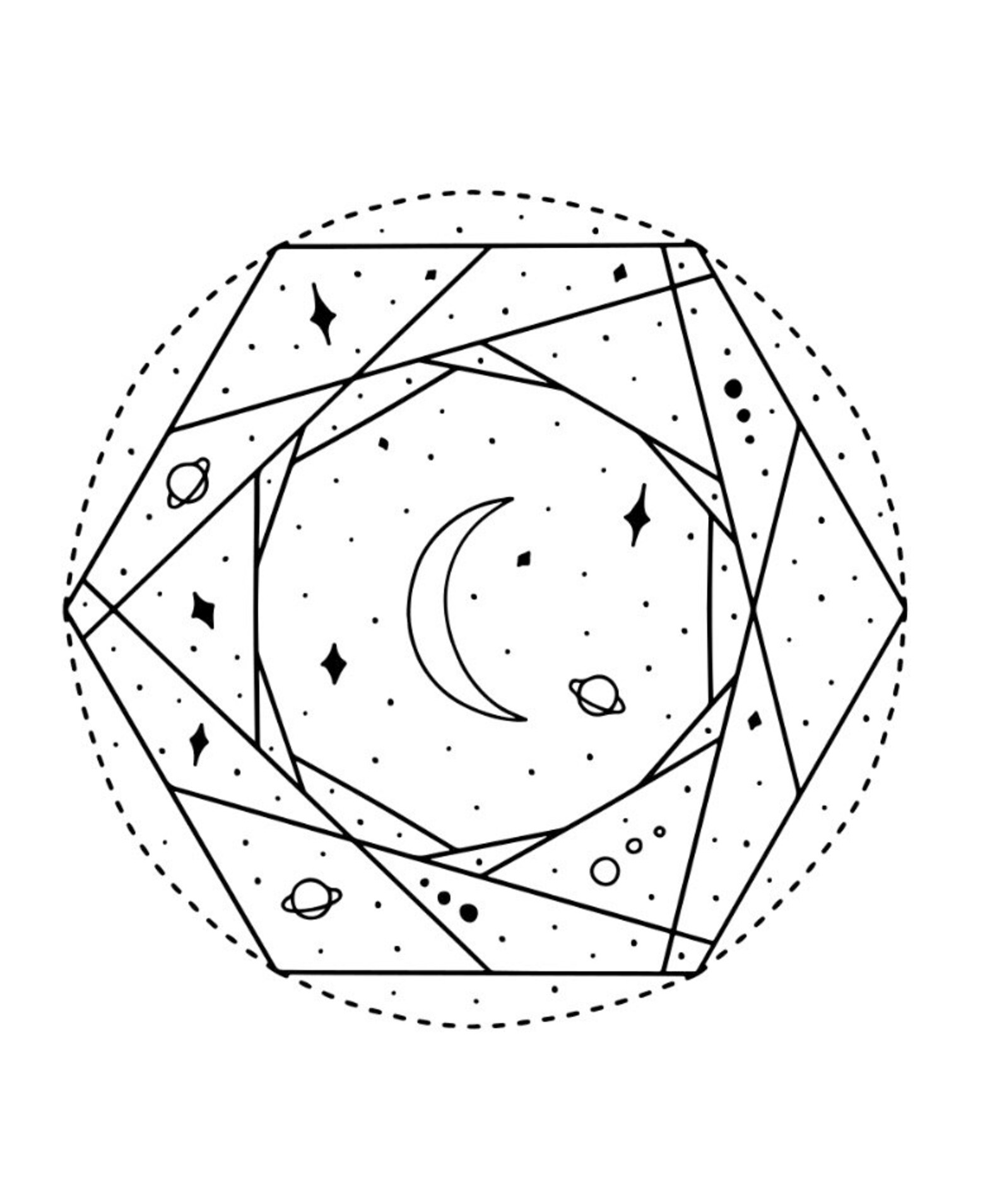 Astrology & Zodiac 100 Coloring Pages Digital Download - Etsy