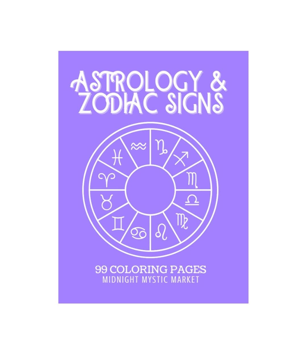 Astrology & Zodiac 100 Coloring Pages Digital Download - Etsy