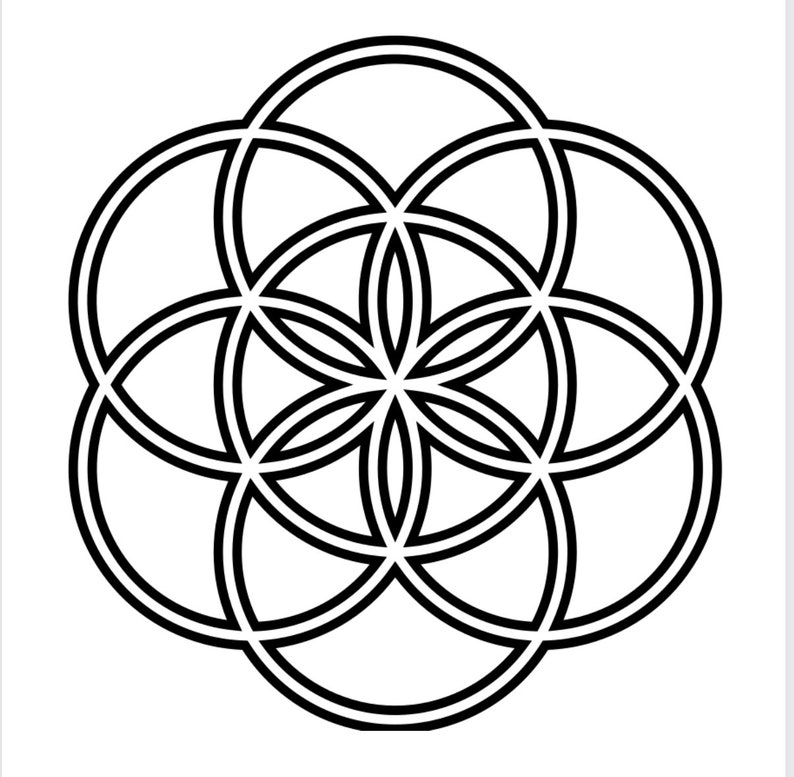 Sacred Geometry | 20 Coloring Pages | Adult and All Ages - Etsy