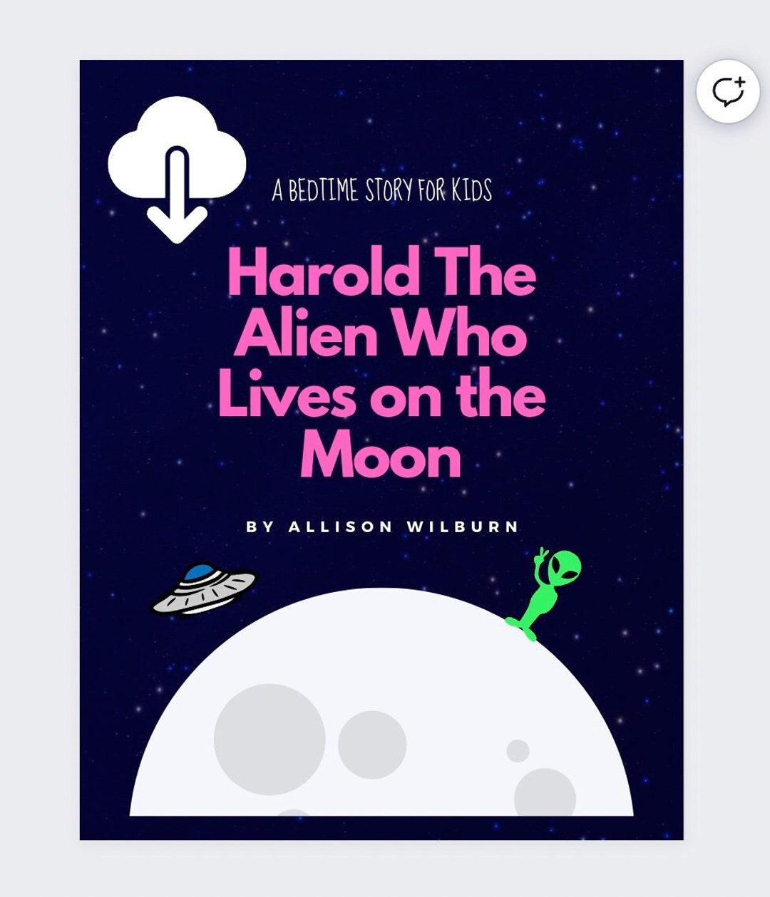 Harold the Alien Who Lives on the Moon - Etsy