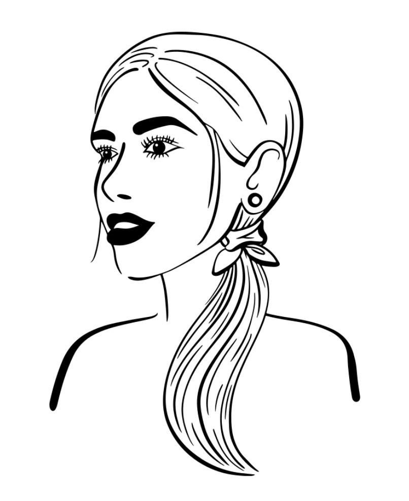 Diverse Human Portraits 100 Coloring Pages - Etsy
