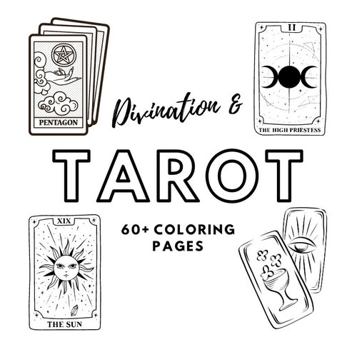 Witchcraft & Divination 50 Coloring Pages - Etsy