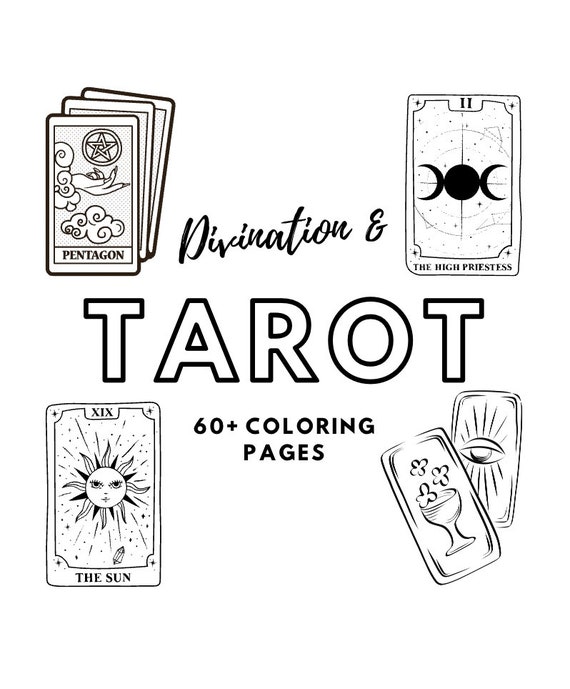 Fantasy Tarot Coloring Shadowscapes Shadows Border Borders Wiccan ...