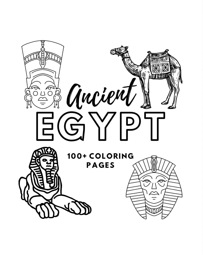 Ancient Egypt Coloring Pages For Kids