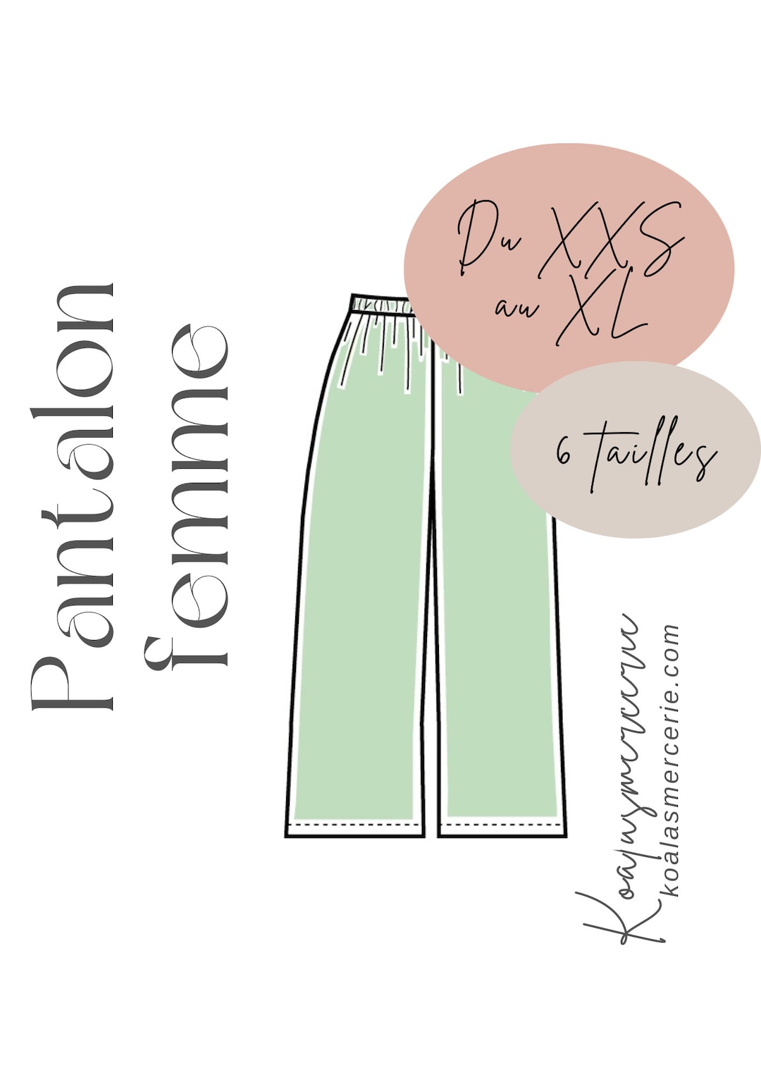 PDF Pattern Fluid Pants Women's Pants From XXS to XL - Etsy