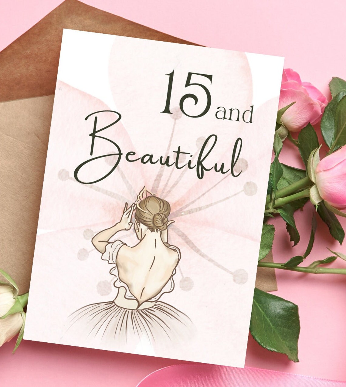 PRINTABLE Birthday Cards, Instant Download Cards, 15th Birthday ...