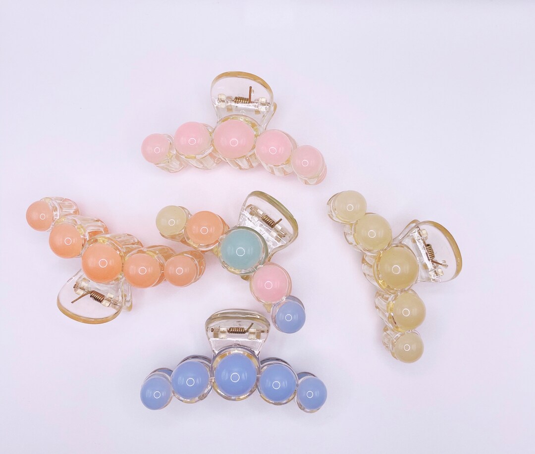 Hair Clip, Plastic Hair Clip, Thick Hair Claw, Simple Hair Clips for ...