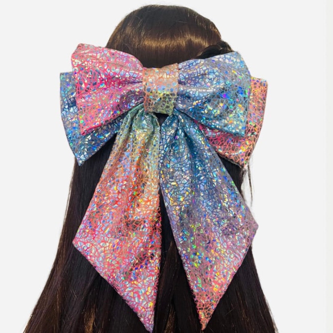 Hair Bow Ribbon Clips ,double Layer Hair Bows, Women Hair Accessories ...