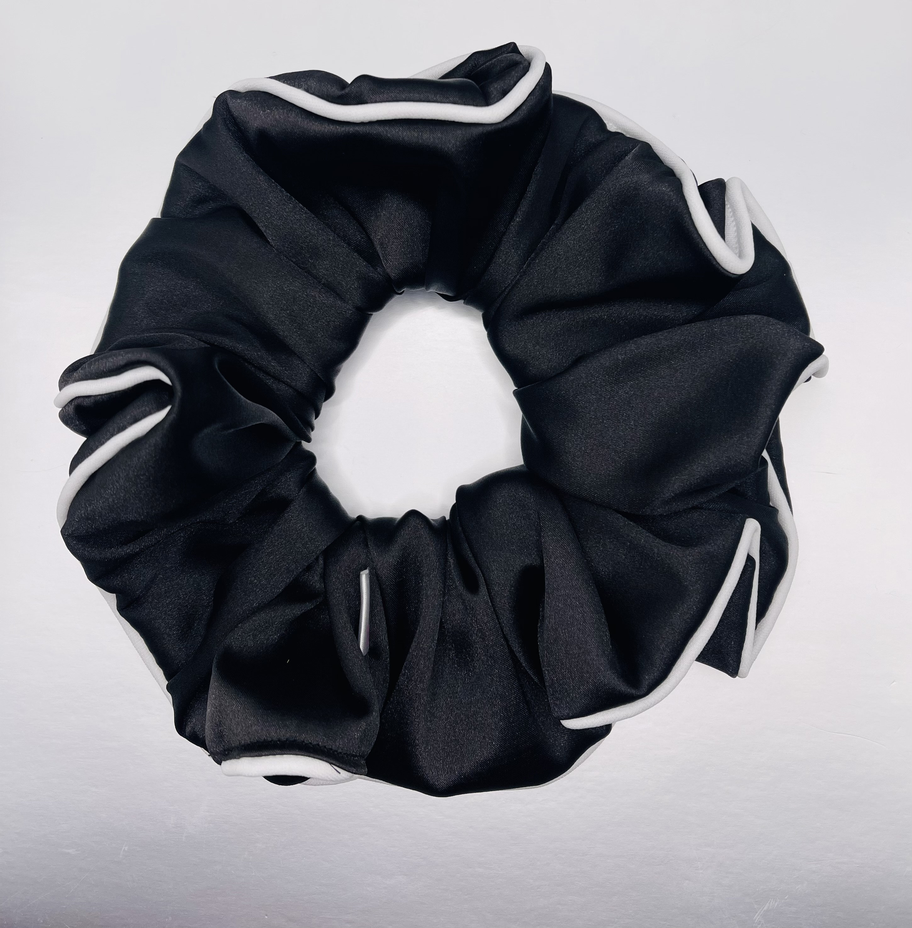 XXL Satin Scrunchie, Oversized Piping, Hair Accessories - Etsy