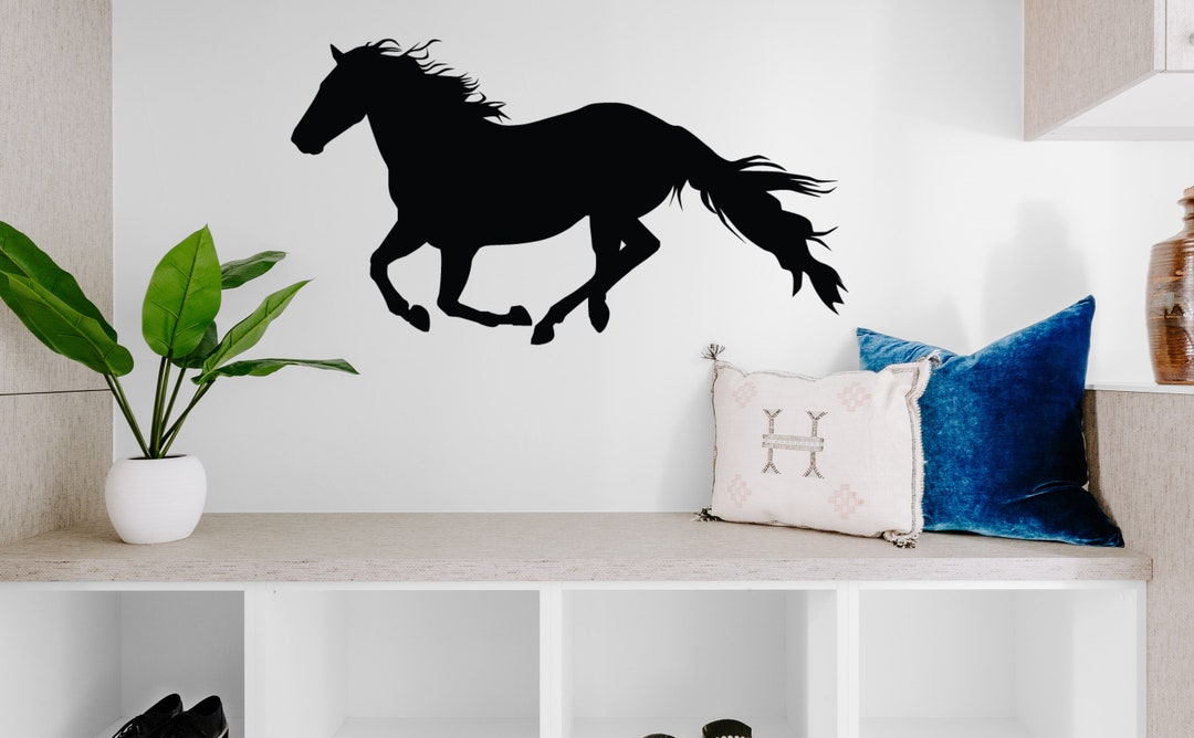 Horse Running - Vinyl Decal Bumper Sticker Equestrian Rider Dressage ...