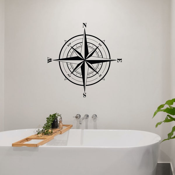 Compass Decal - Etsy
