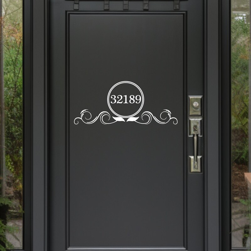 House Number Decal - Etsy