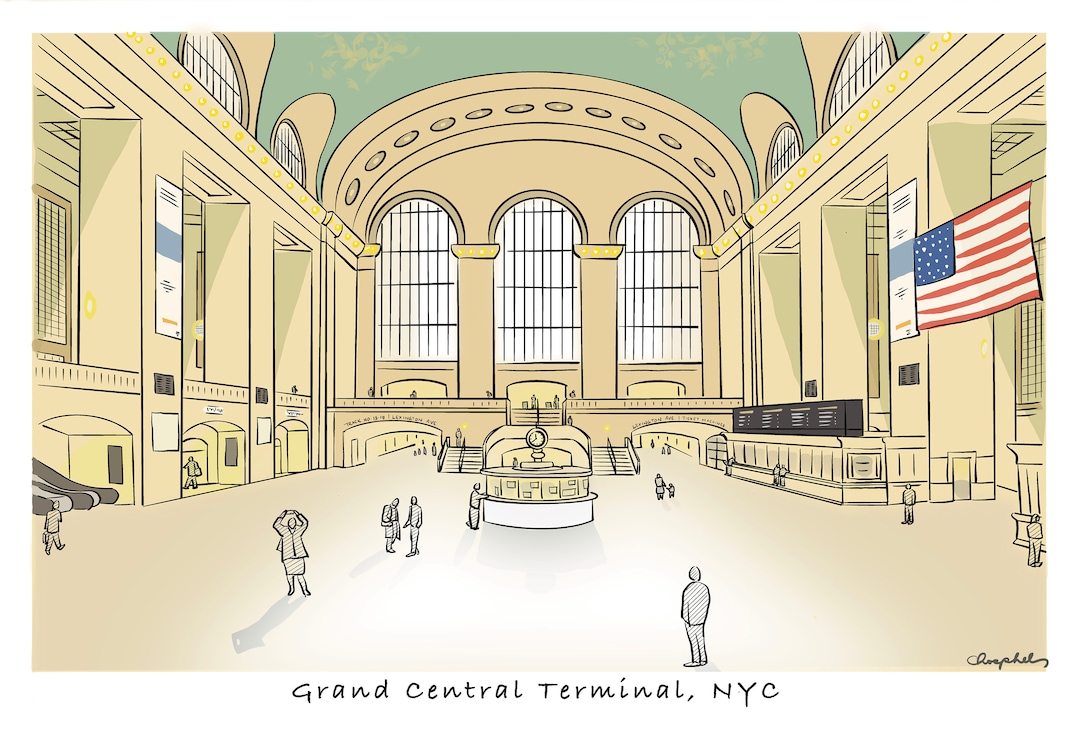 Grand Central Terminal Art Print - Etsy