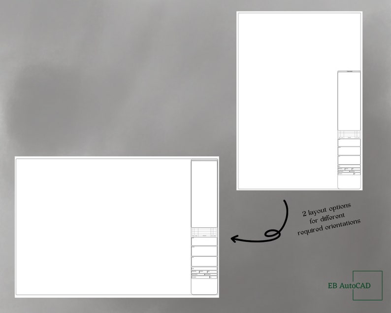 Detailed Architectural Title Block | Title Block Template I Autocad ...