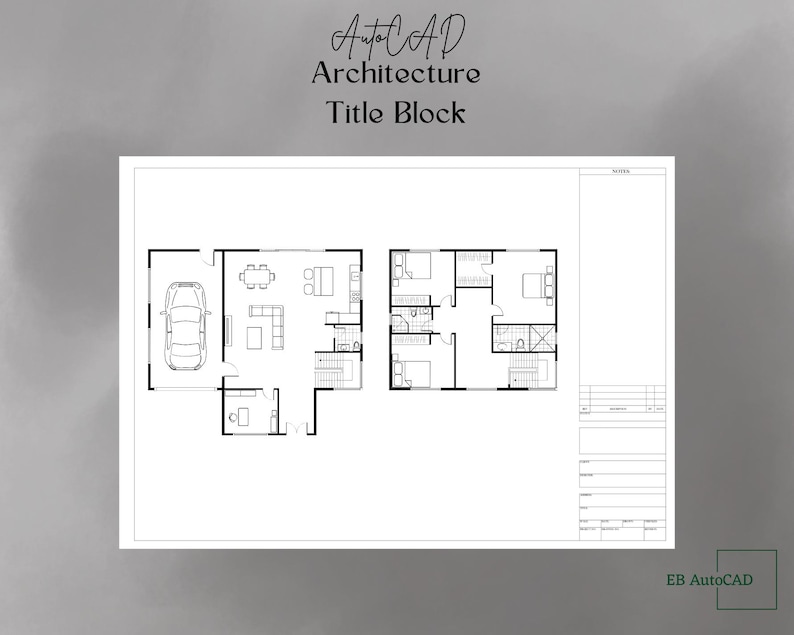 Autocad Title Block Template: Architectural & Engineering CAD Layout ...
