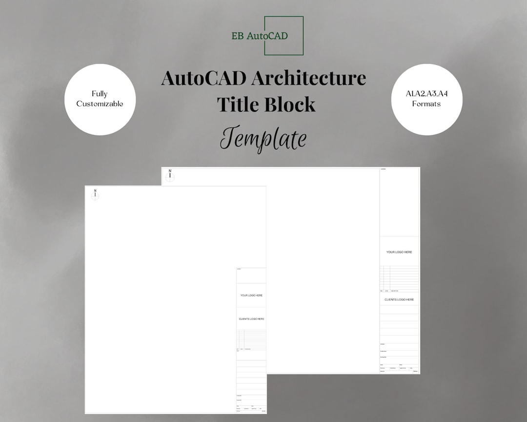 Architect Title Block Templates | Autocad Title Block Template ...